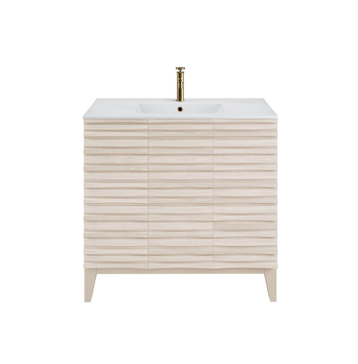 Click here for Swiss MadisonCascade 36 Bathroom Vanity in White prices