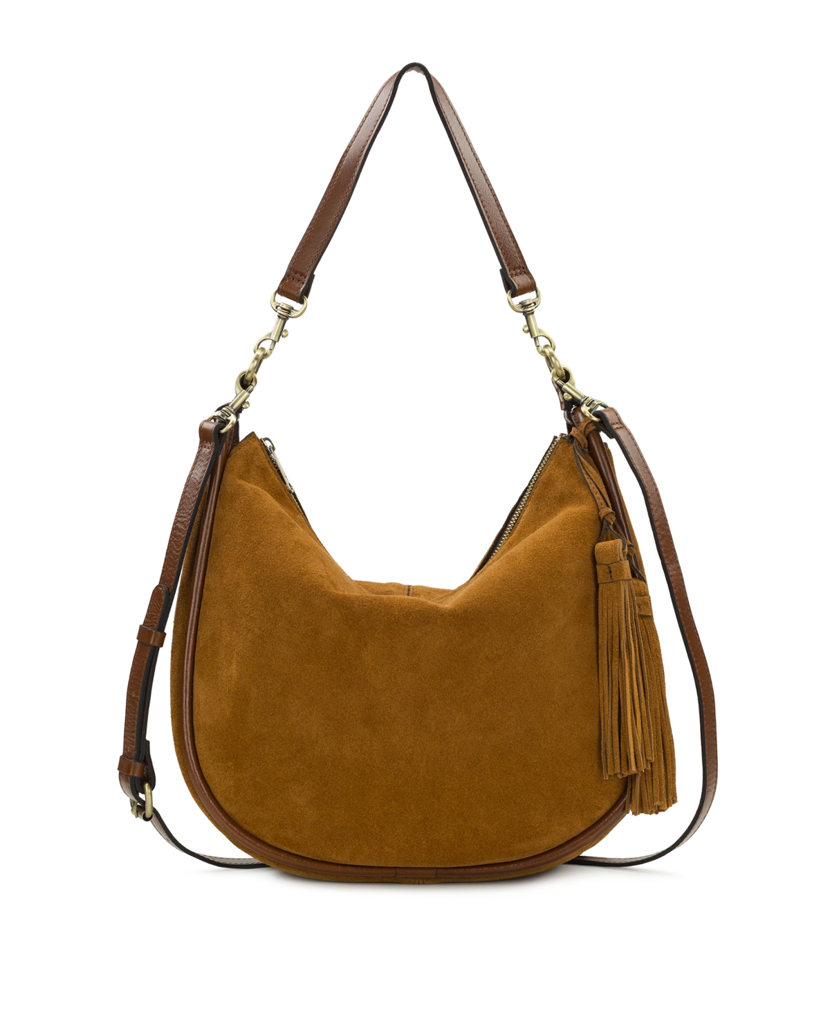 Click here for Patricia Nash Chiavari Hobo Handbag - Cognac Suede prices