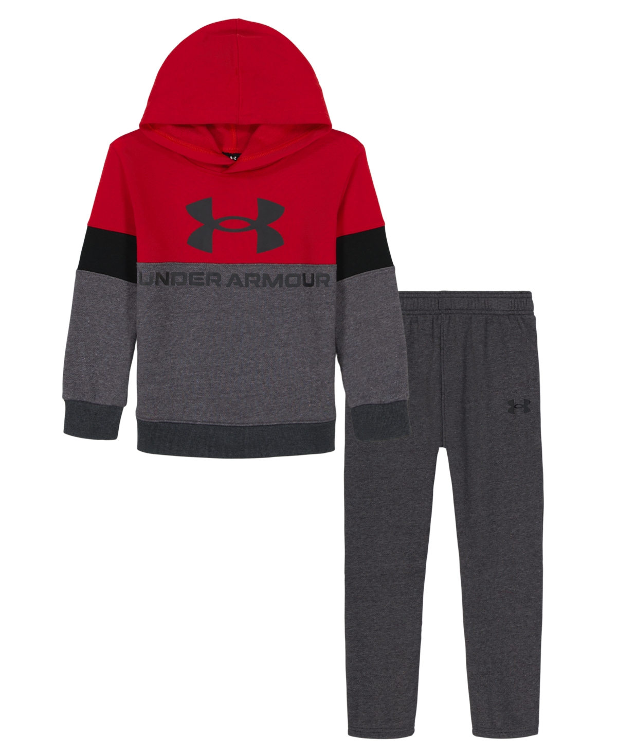 Click here for Under Armour Boys 2T-7 2-Piece Rival Hoodie and Jo... prices