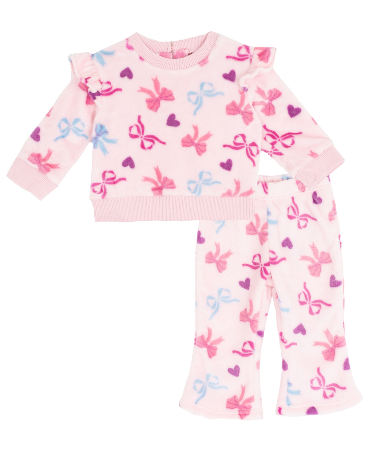 Click here for Rare Editions Baby Girls 2-Piece Bow Printed Top a... prices
