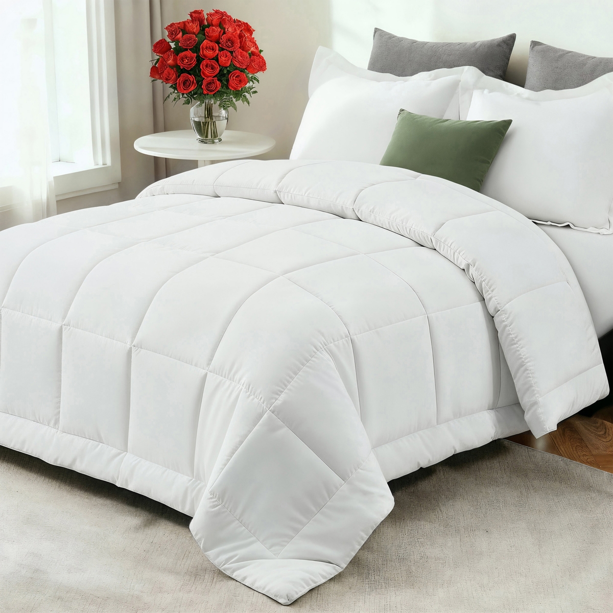 Click here for Premium Down Alternative Comforter - King - White prices