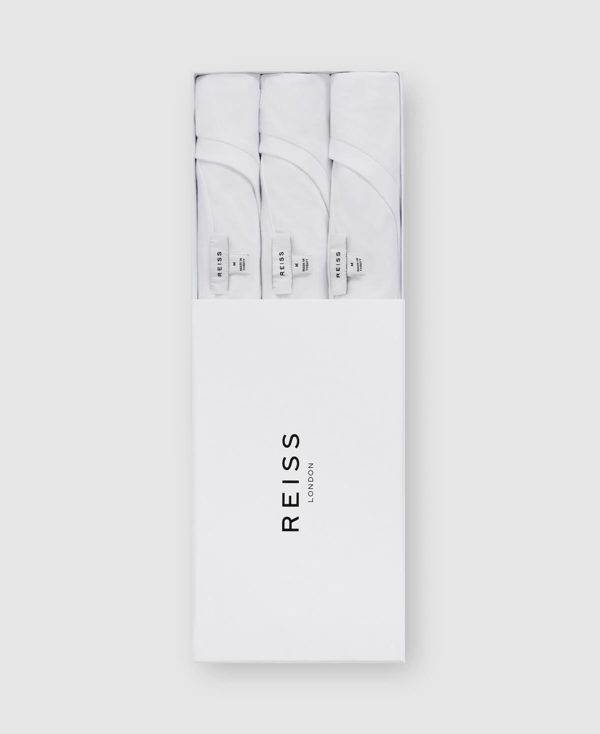 Click here for Reiss Mens 3-Pack Of Crew Neck T-Shirt - White prices