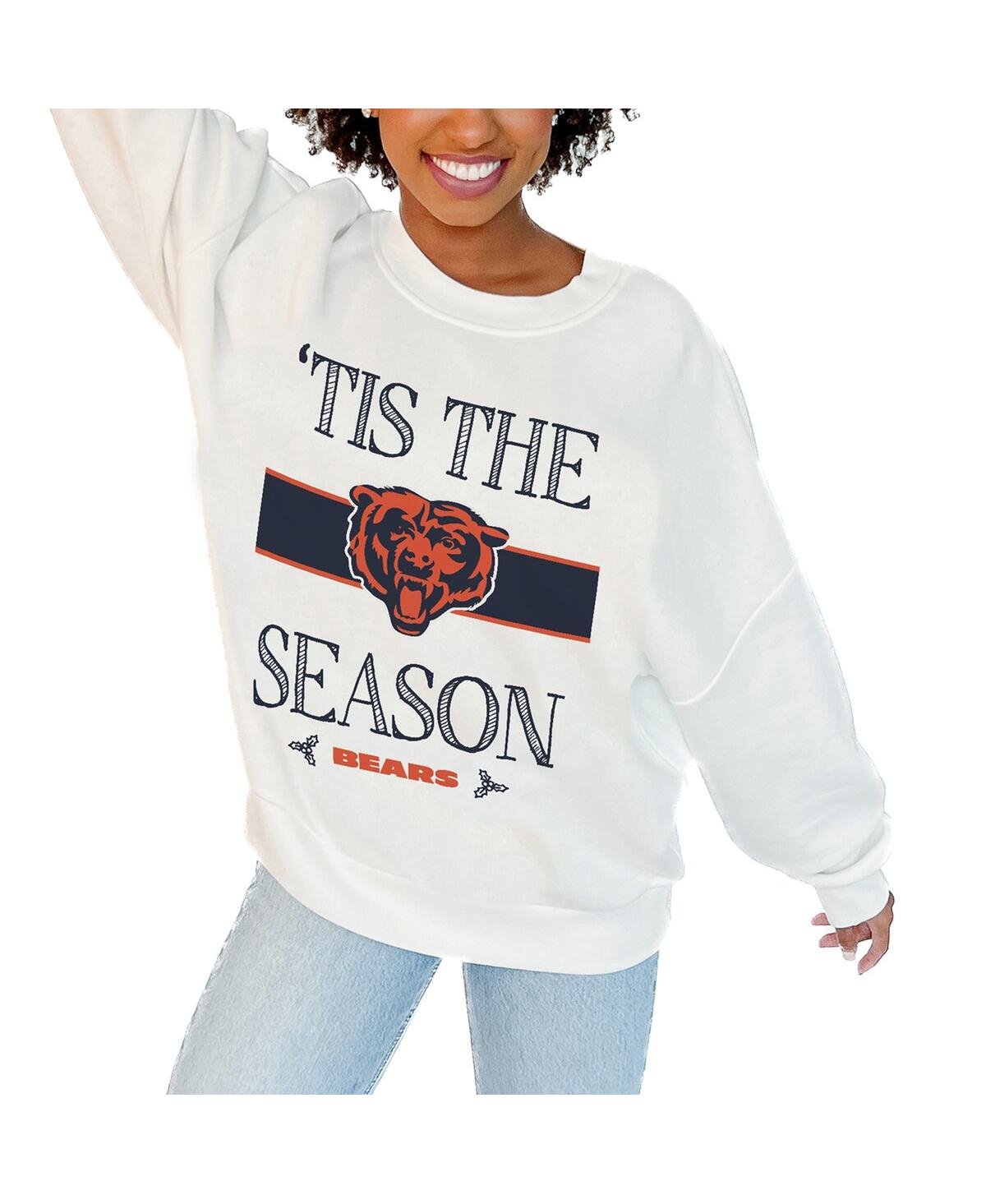 Click here for Gameday Couture Womens White Chicago Bears Oversiz... prices