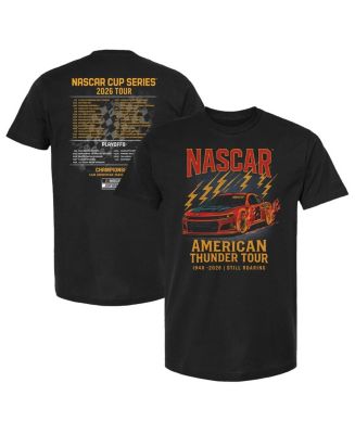 Checkered Flag Sports Men's Black NASCAR 2026 Schedule T-Shirt - Macy's