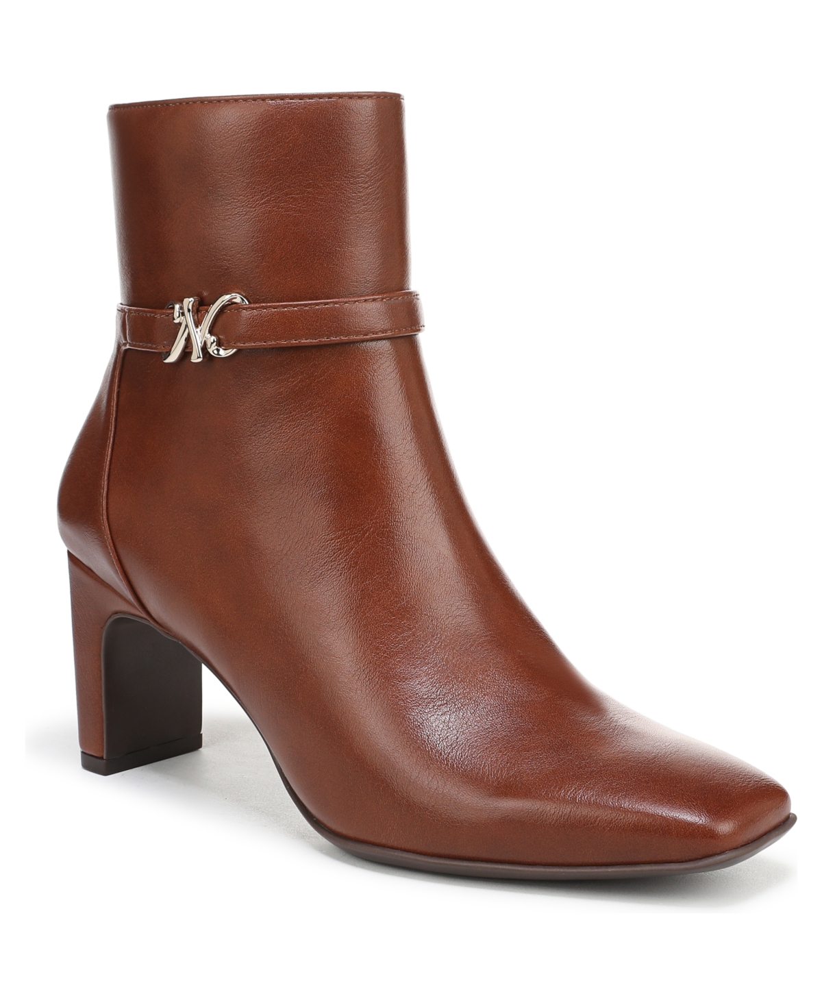 Click here for Naturalizer Womens Nanette Zip Short Boots - Saddl... prices