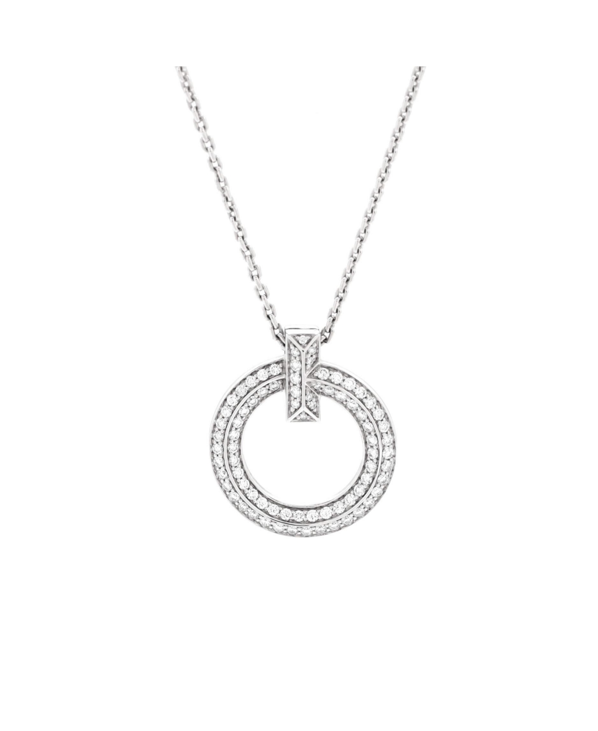Click here for Pre-Owned Tiffany & Co T1 Circle Pendant Necklace... prices
