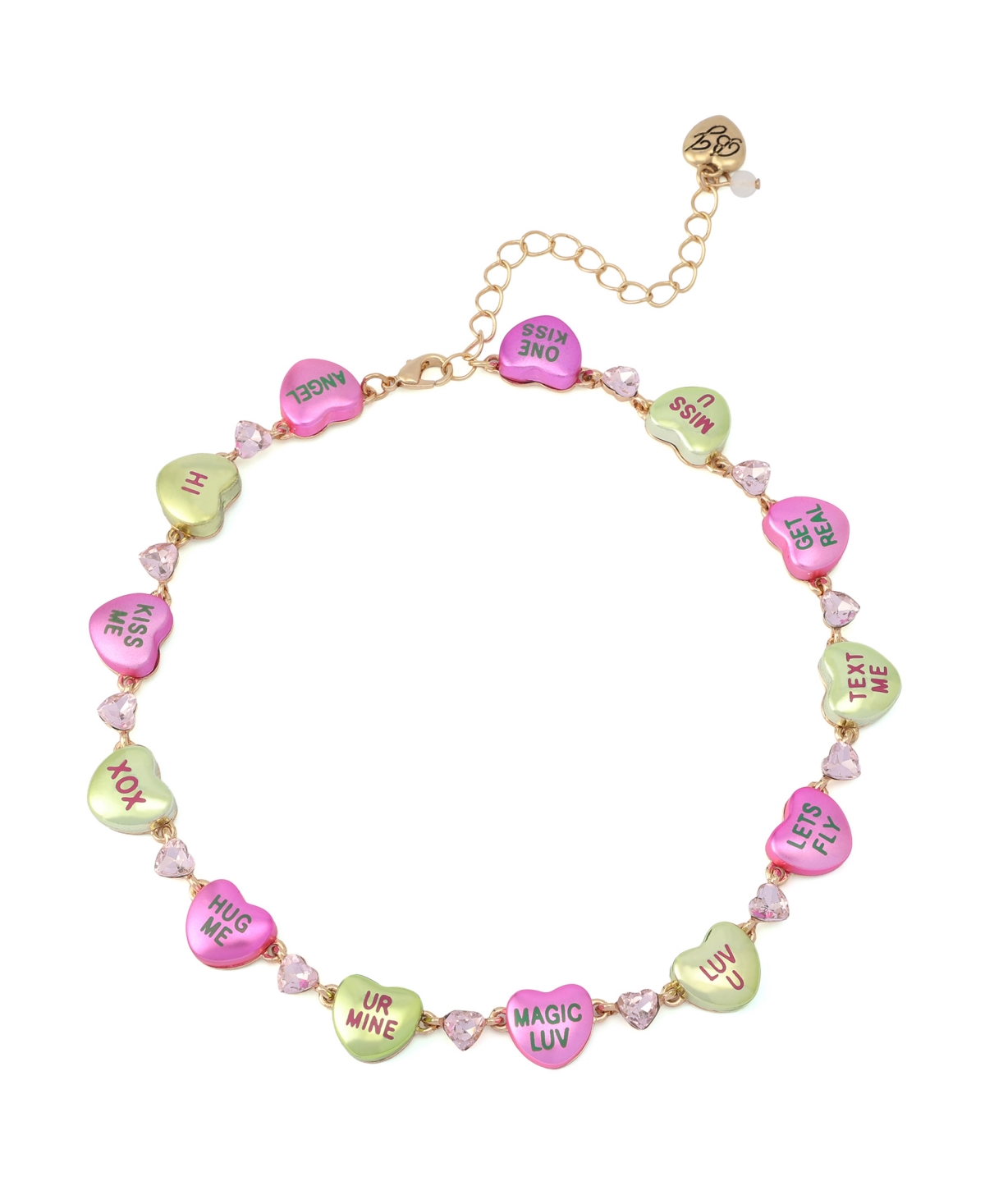 Click here for Betsey Johnson Faux Stone Sweetheart Collar Neckla... prices