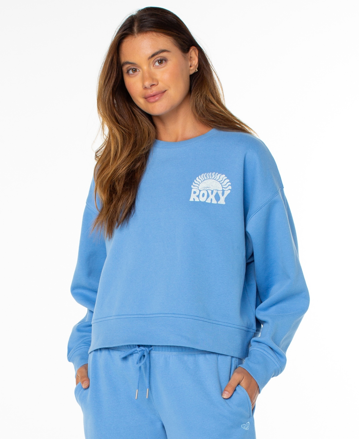 Click here for Roxy Womens Marina Long-Sleeve Top - Silver Lake prices