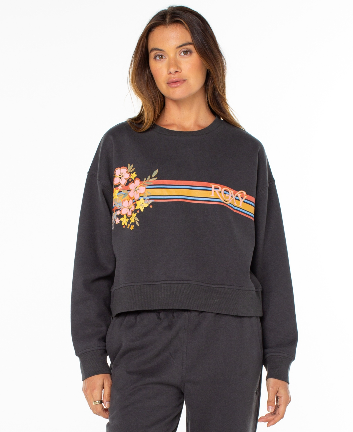 Click here for Roxy Womens Marina Long-Sleeve Top - Phantom prices