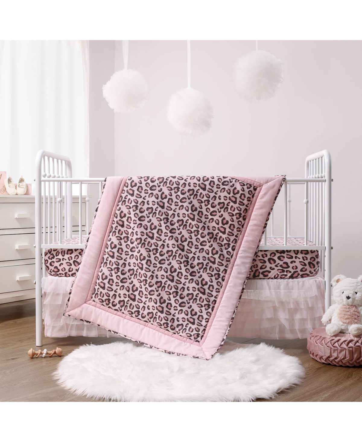 Click here for The Peanutshell Leopard Blush 3 Piece Baby Girl Nu... prices