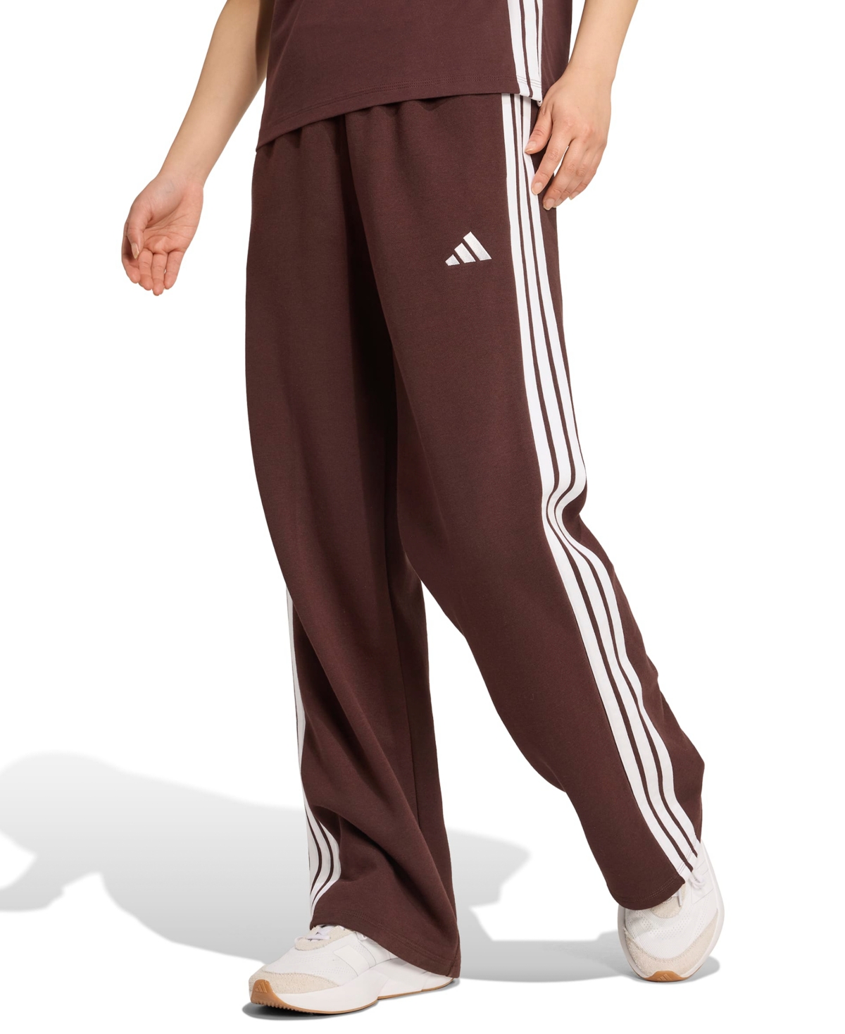 Click here for adidas Womens Essentials Three Stripes Fleece Open... prices