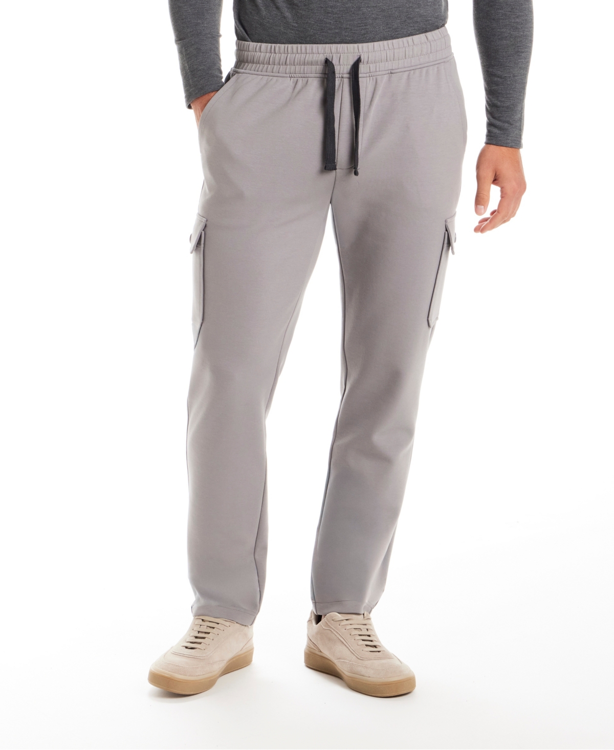 Click here for Vintage & Black Mens Scuba Knit Cargo Jogger Pants... prices