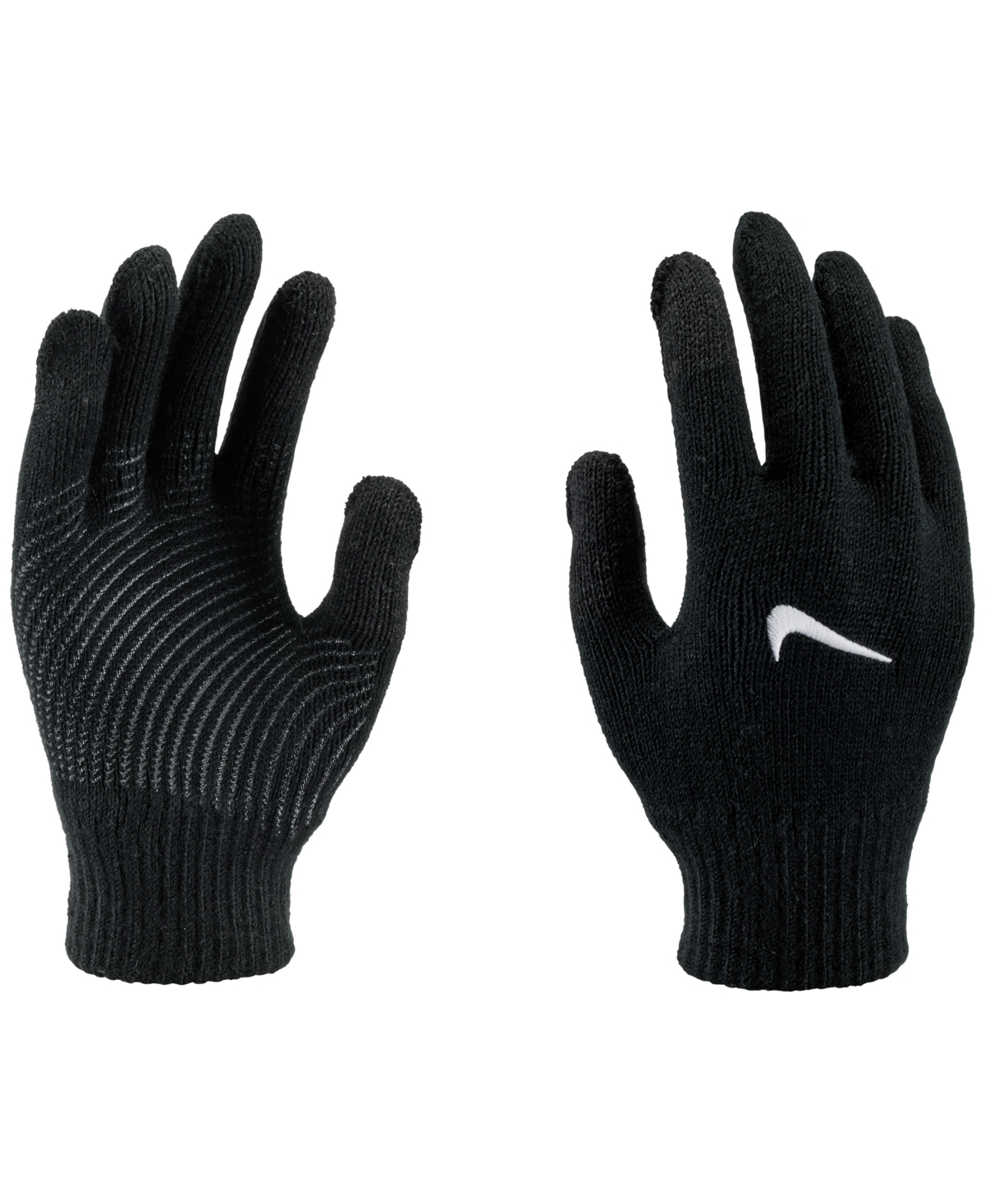 Click here for Nike Mens Cozy Knit Ribbed Cuff Gloves - Black prices