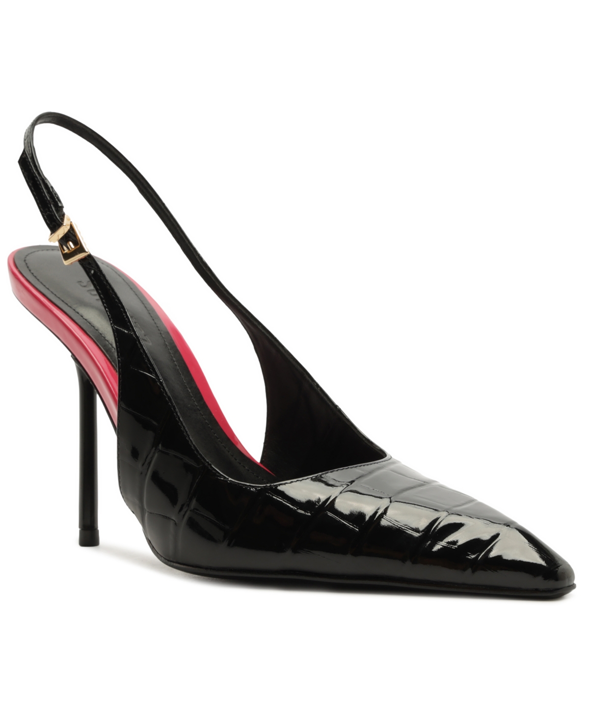 Click here for Schutz Womens Leona High Stiletto Pumps - Black prices