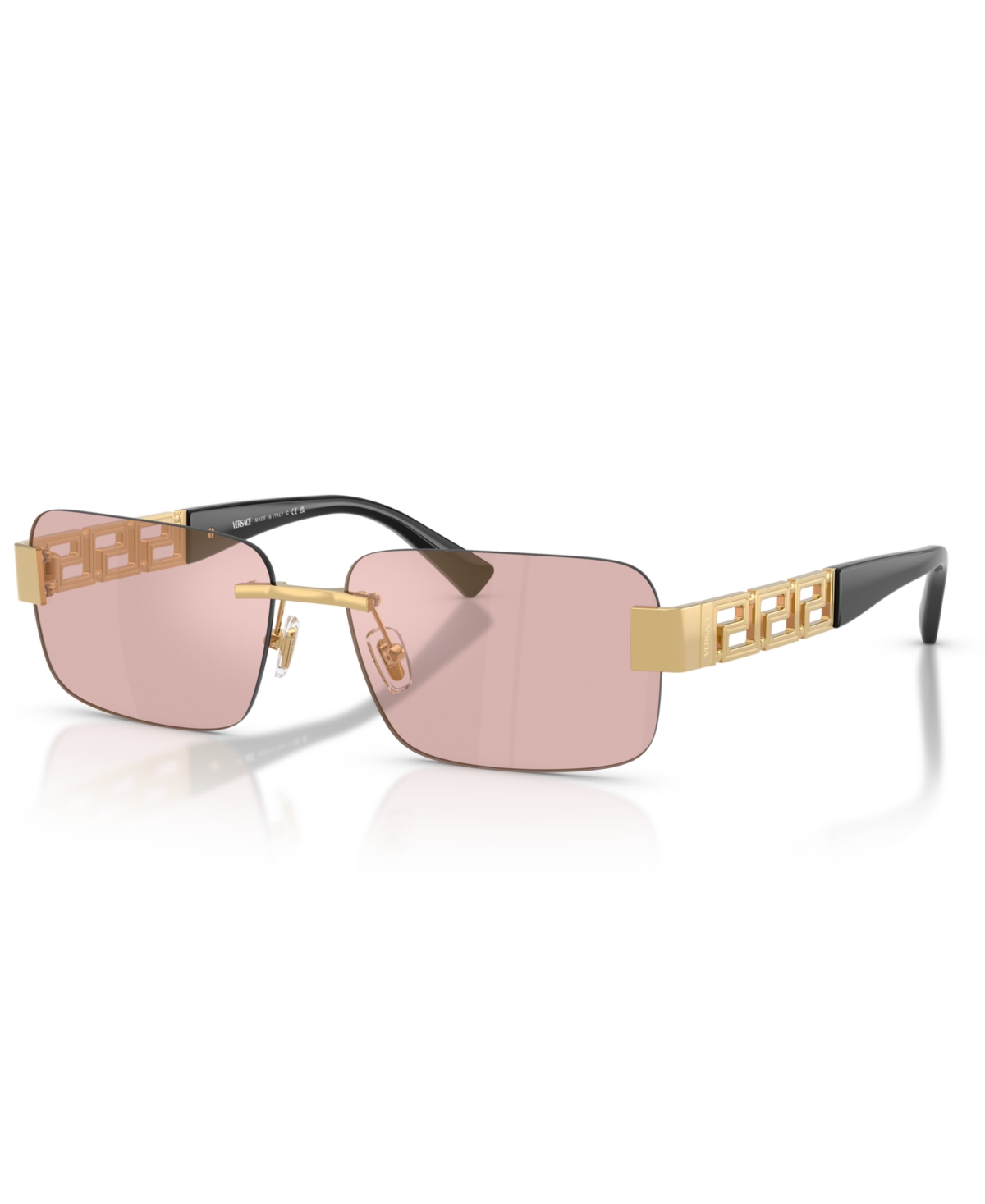 Click here for Versace Mens Rectangle Sunglasses  VE2298 - Gold... prices