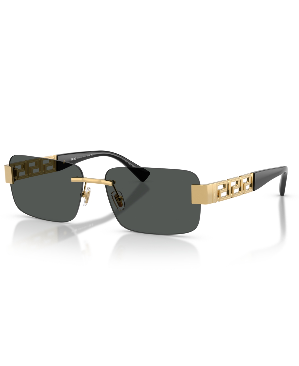 Click here for Versace Mens Rectangle Sunglasses  VE2298 - Gold... prices