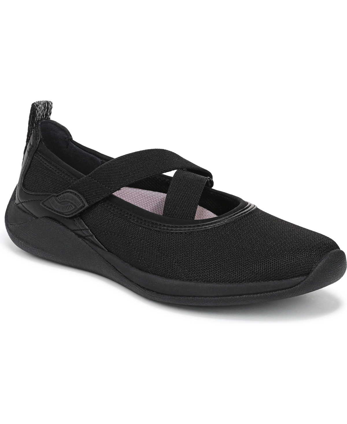 Click here for Ryka Womens Era Mary Jane Flat Sneaker - Black/Bla... prices