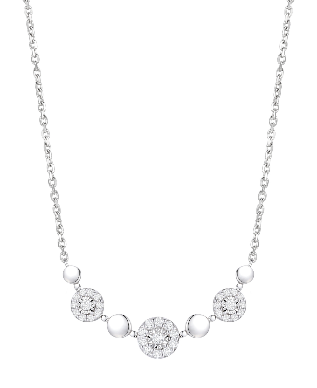 Click here for Macys Diamond Necklace (1/4 ct. t.w.) in Sterling... prices