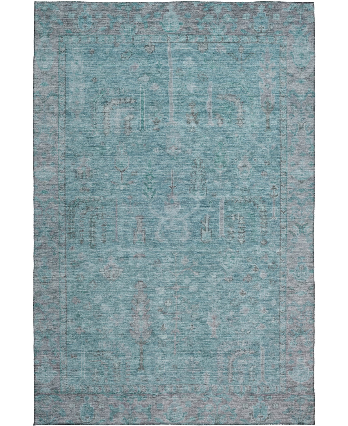 Click here for Dalyn Solace SL11 10x14 Area Rug - Aqua prices