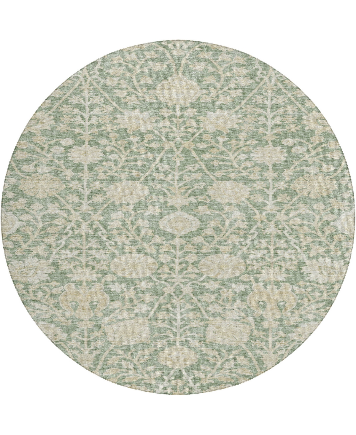 Click here for Dalyn Solace SL8 8x8 Round Area Rug - Green prices