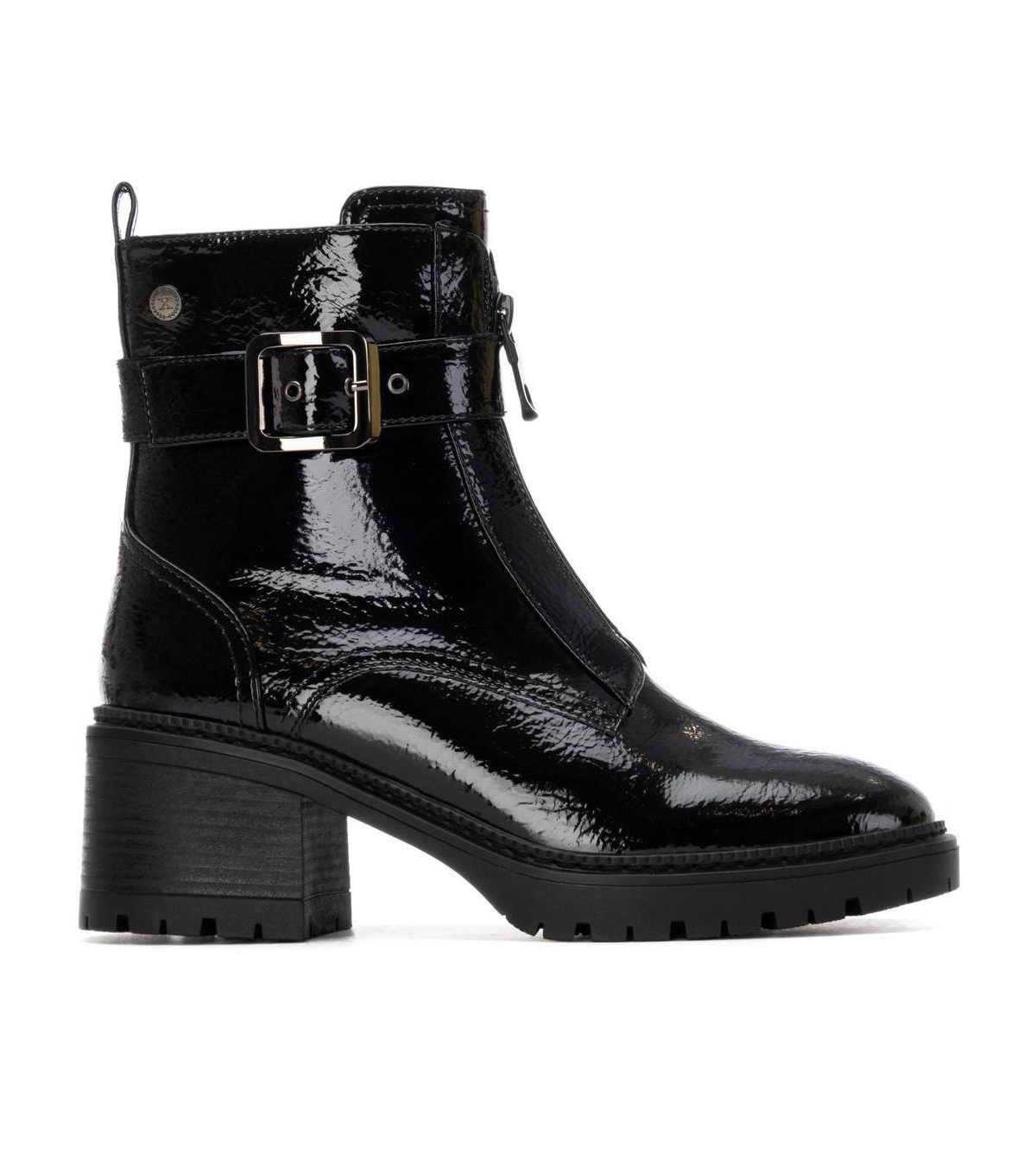 Click here for Xti Womens Patent Leather Heeled Ankle Booties By... prices