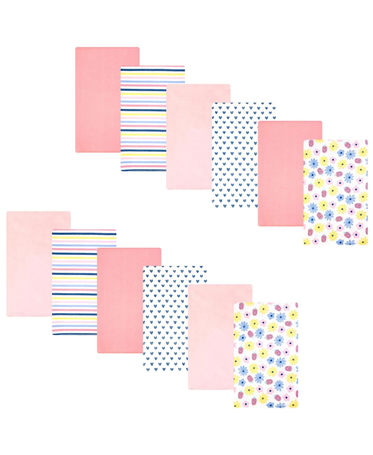 Click here for Hudson Baby Infant Girls Cotton Flannel Burp Cloth... prices