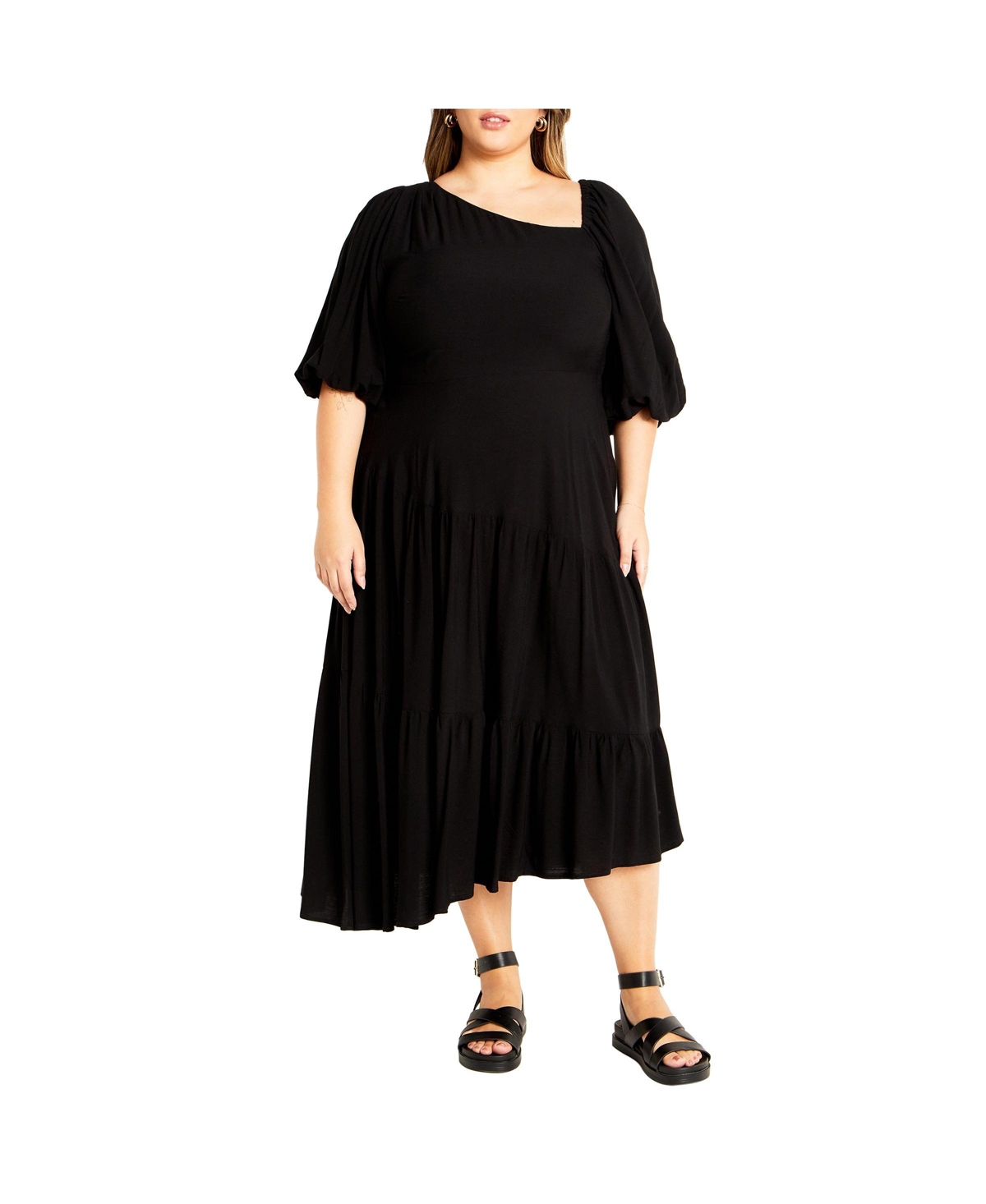 Click here for City Chic Womens Plus Size Zaria Dress - Black prices