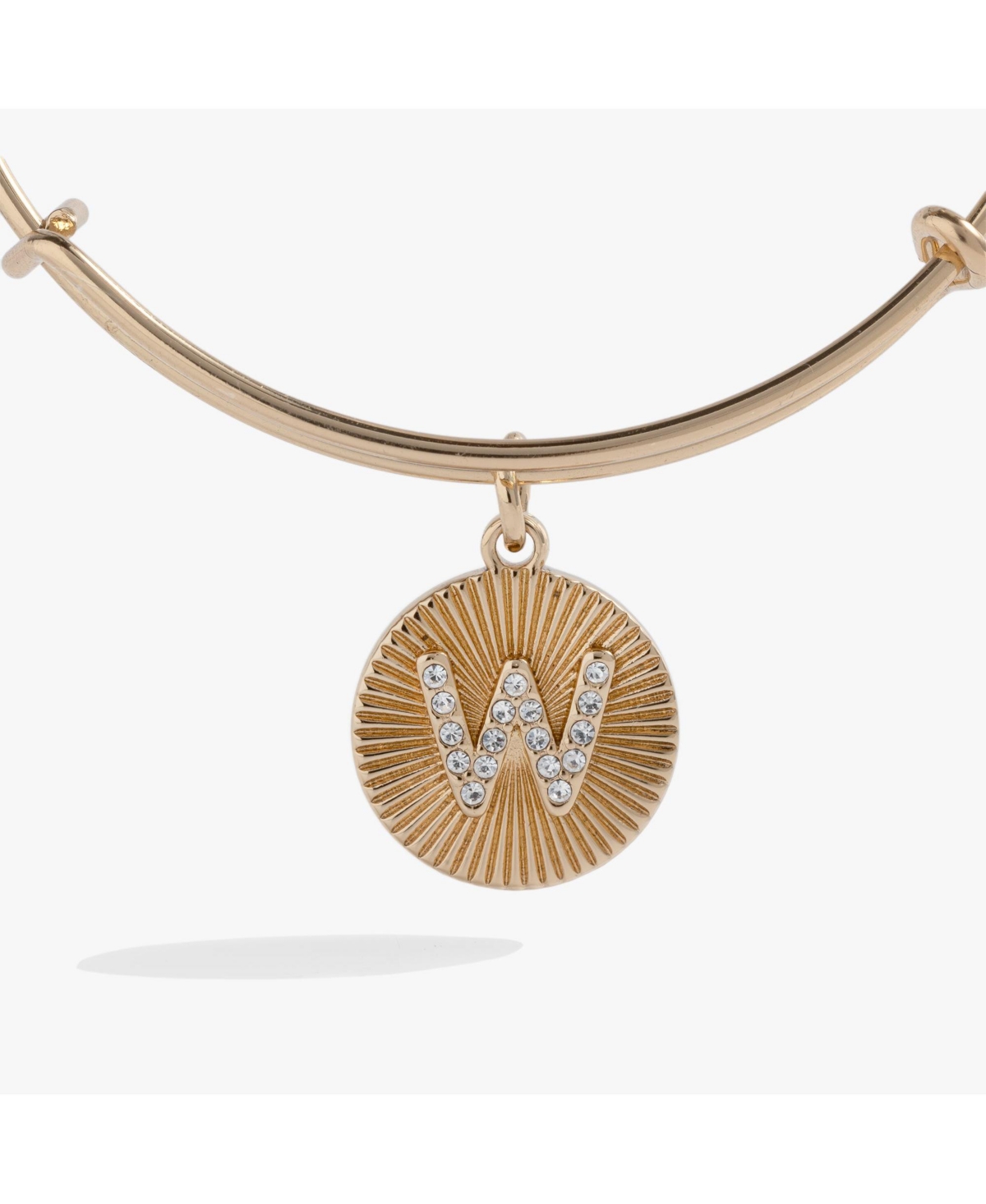 Click here for Alex and Ani Pave Starburst Texture Initial Bangle... prices