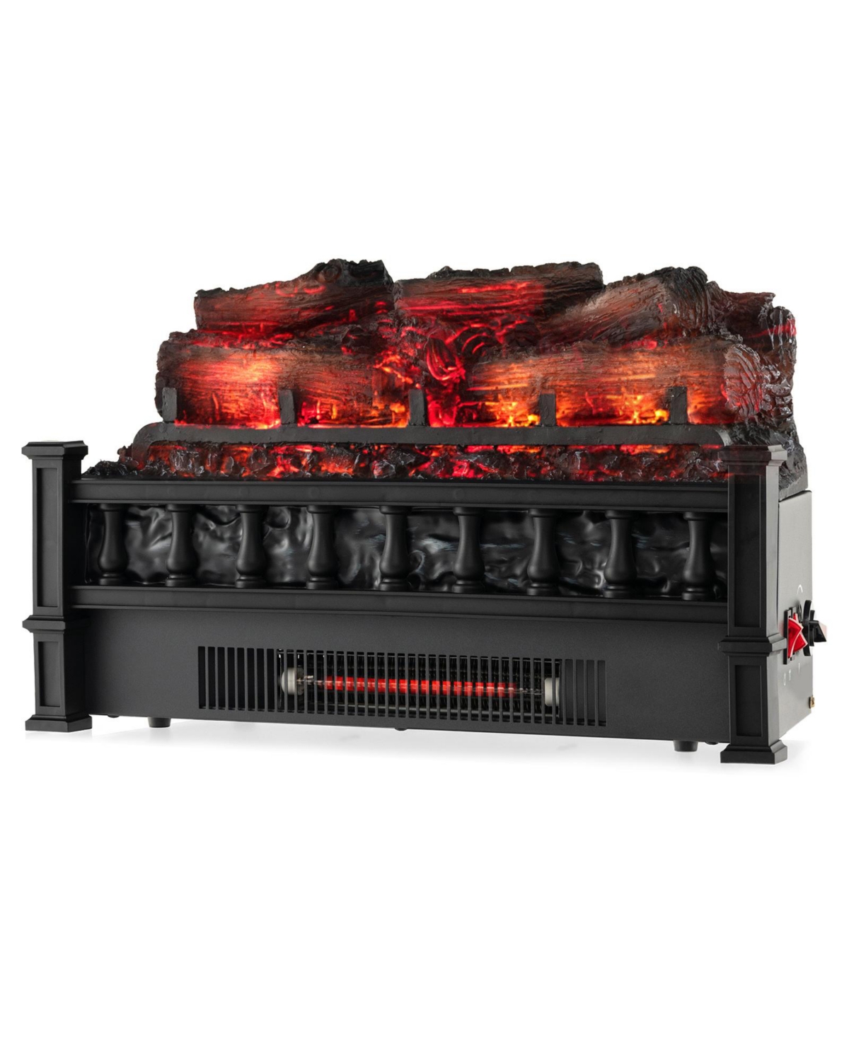 Click here for Sugift 20 Inch Electric Fireplace Heater with Real... prices