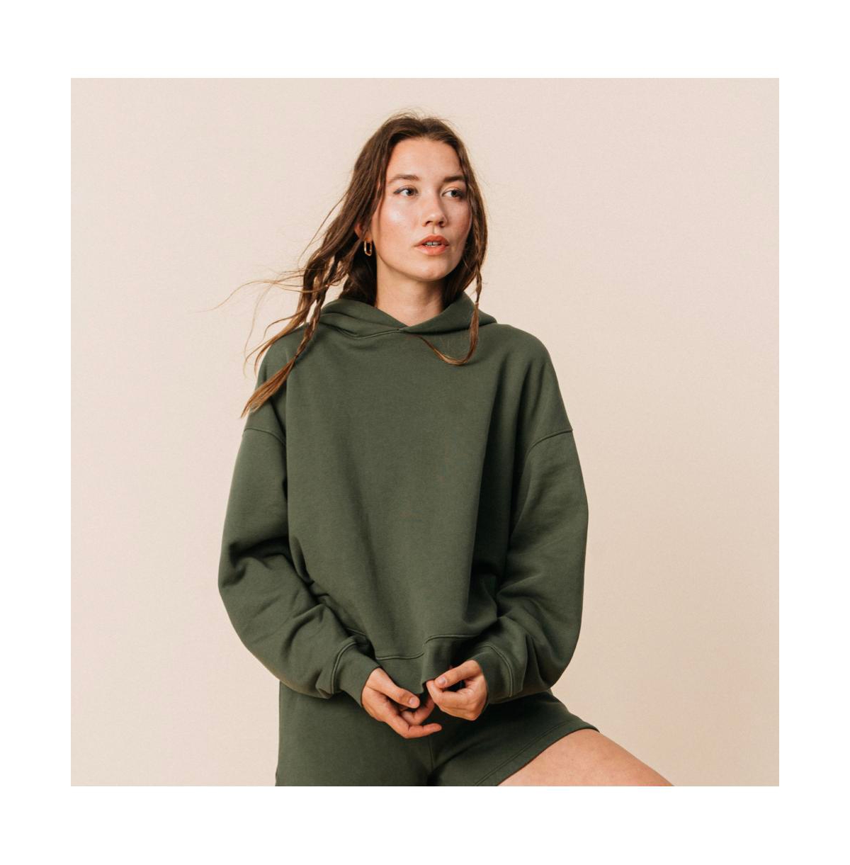 Click here for Ocio Womens Organic Cotton Teddy Oversized Hoodie... prices