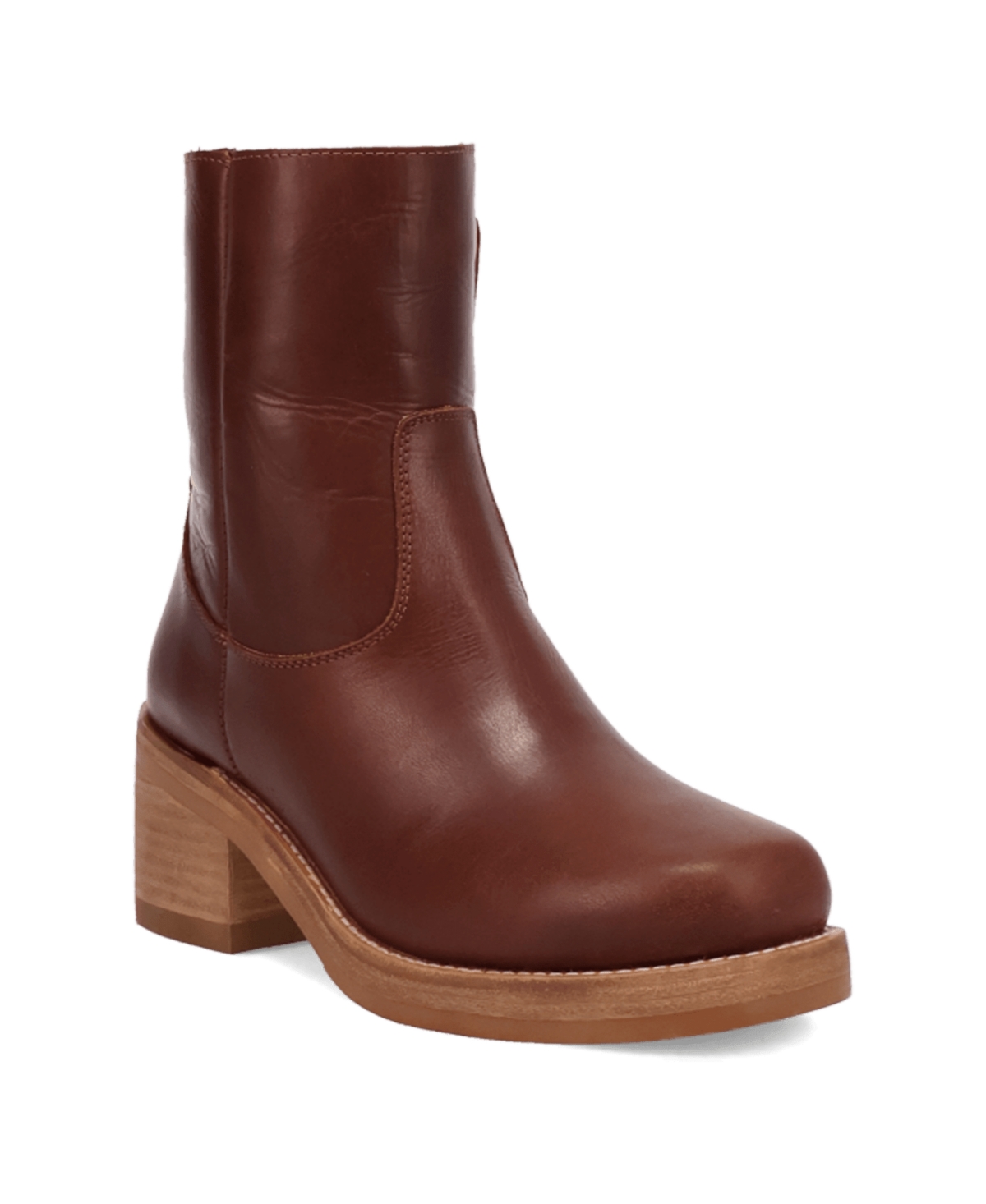 Click here for Dingo Womens Roxy Leather Bootie - Brown prices
