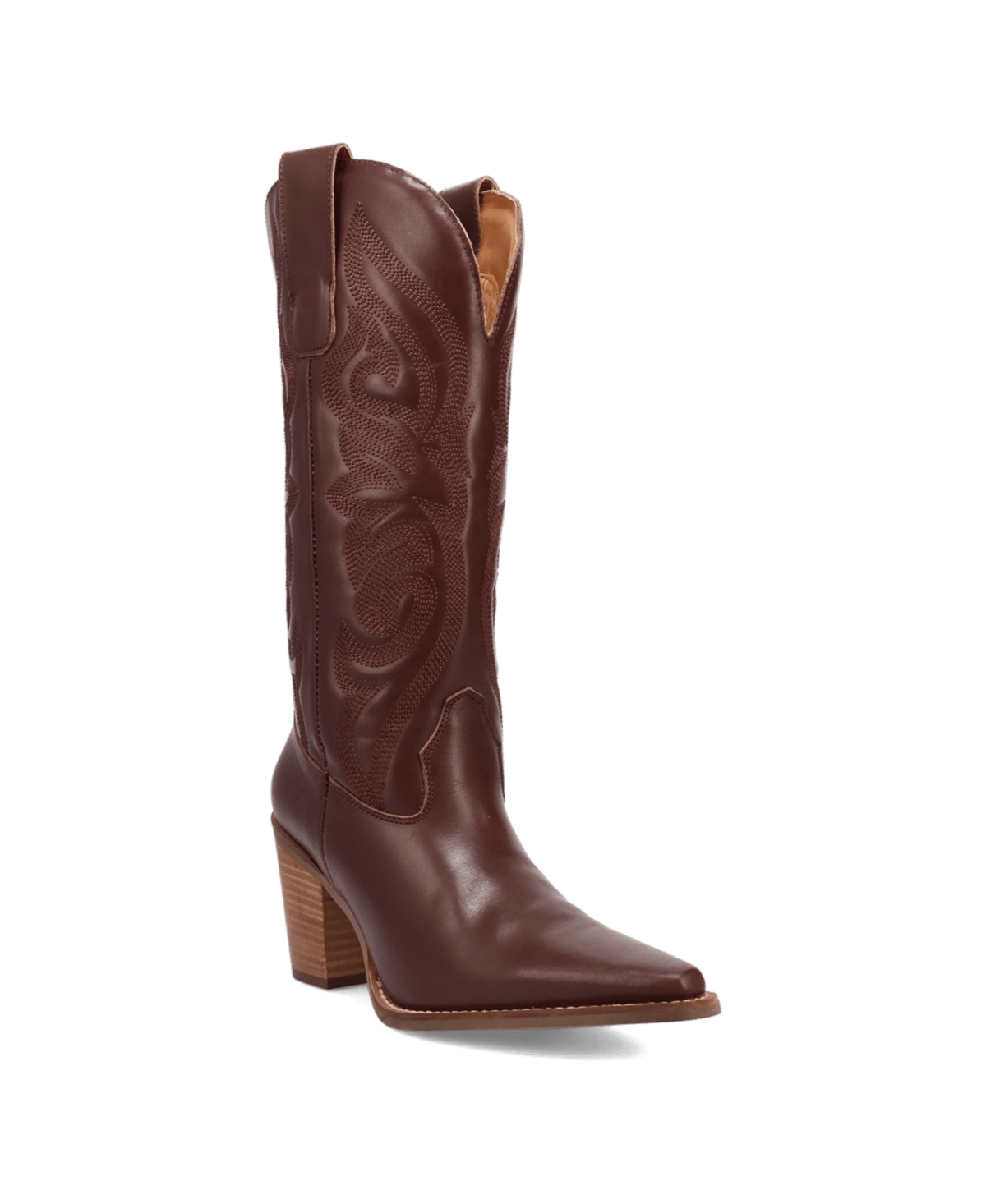 Click here for Dingo Womens Hensley Leather Boot - Brown prices