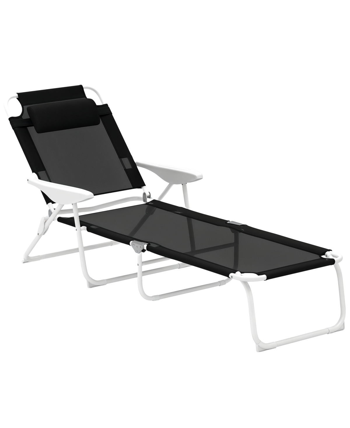 Click here for Outsunny Folding Chaise Lounge  Outdoor Sun Tannin... prices