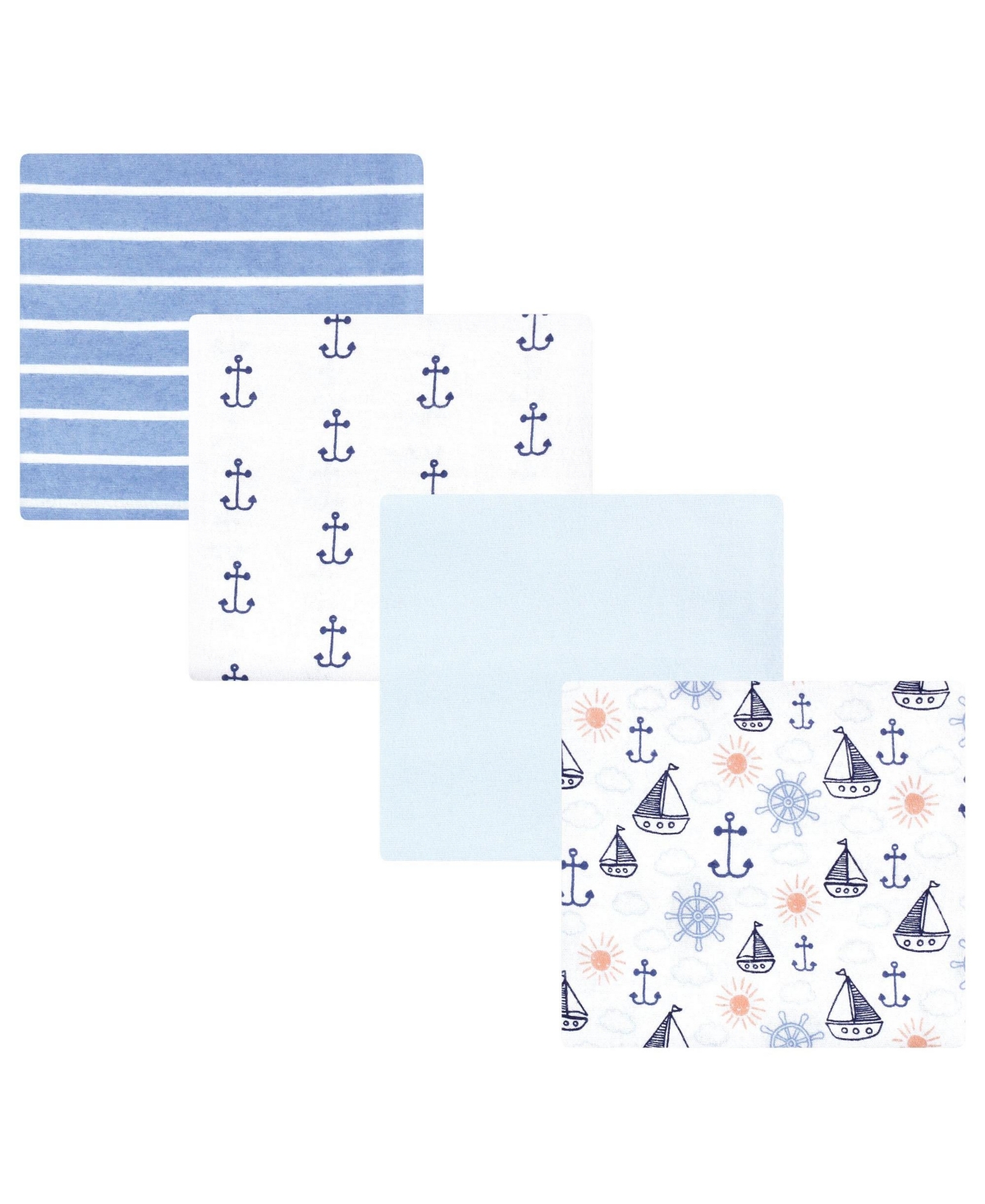 Click here for Hudson Baby Cotton Flannel Receiving Blankets 4-Pa... prices