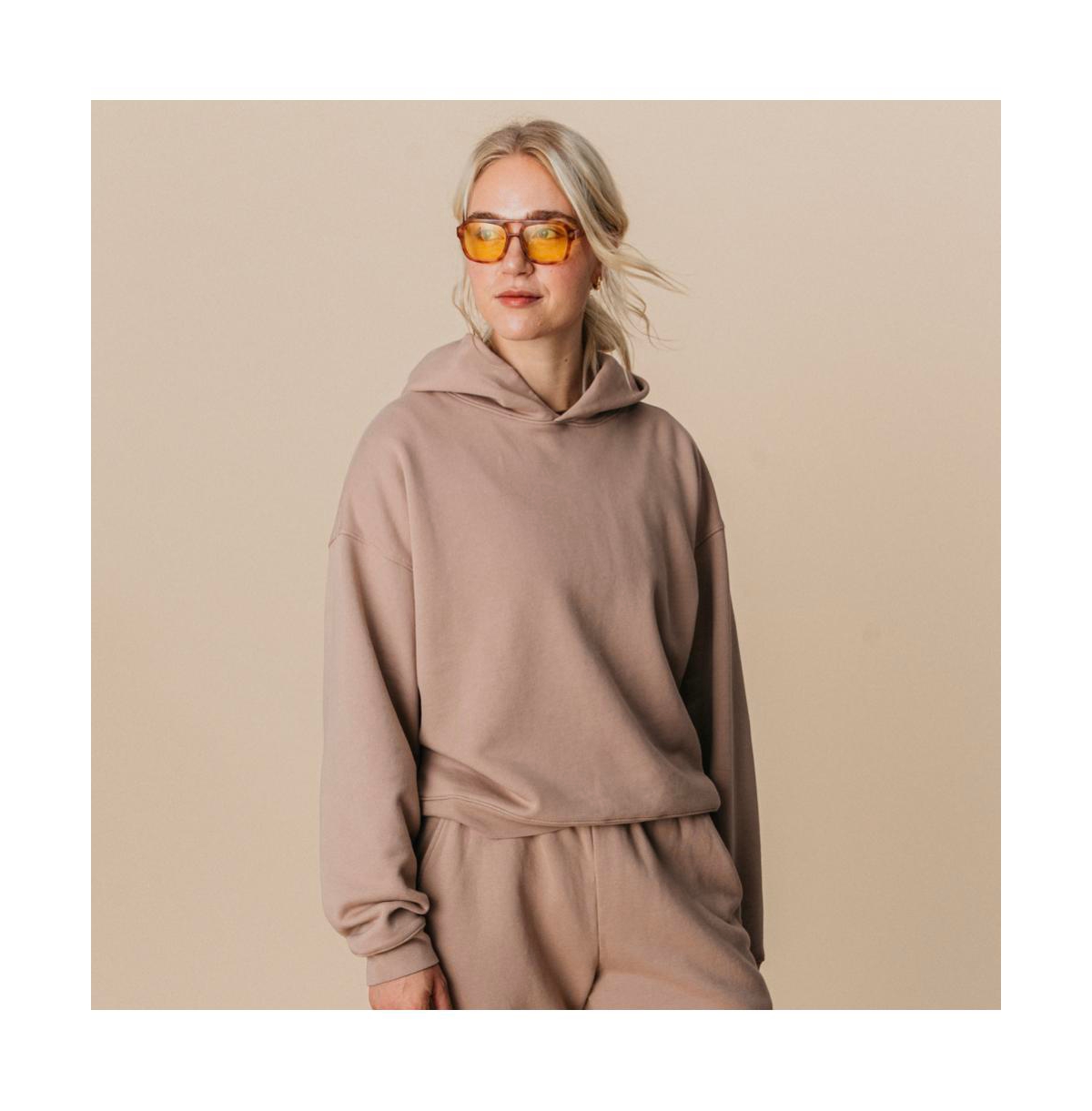 Click here for Ocio Womens Organic Cotton Teddy Oversized Hoodie... prices