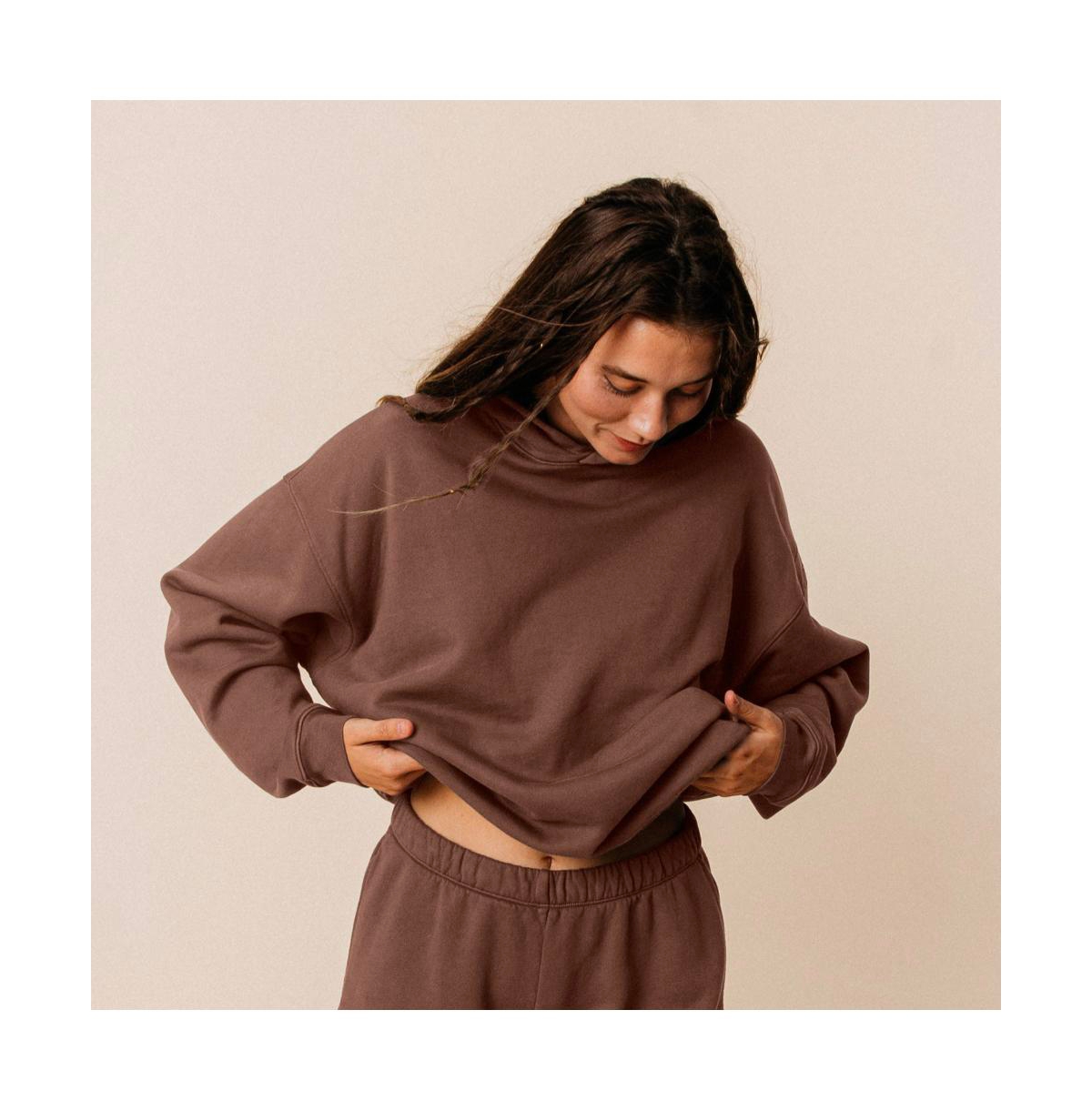 Click here for Ocio Womens Organic Cotton Teddy Oversized Hoodie... prices