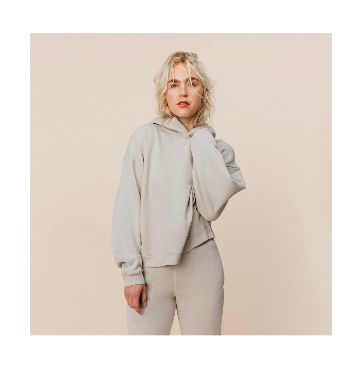 Click here for Ocio Womens Organic Cotton Teddy Oversized Hoodie... prices