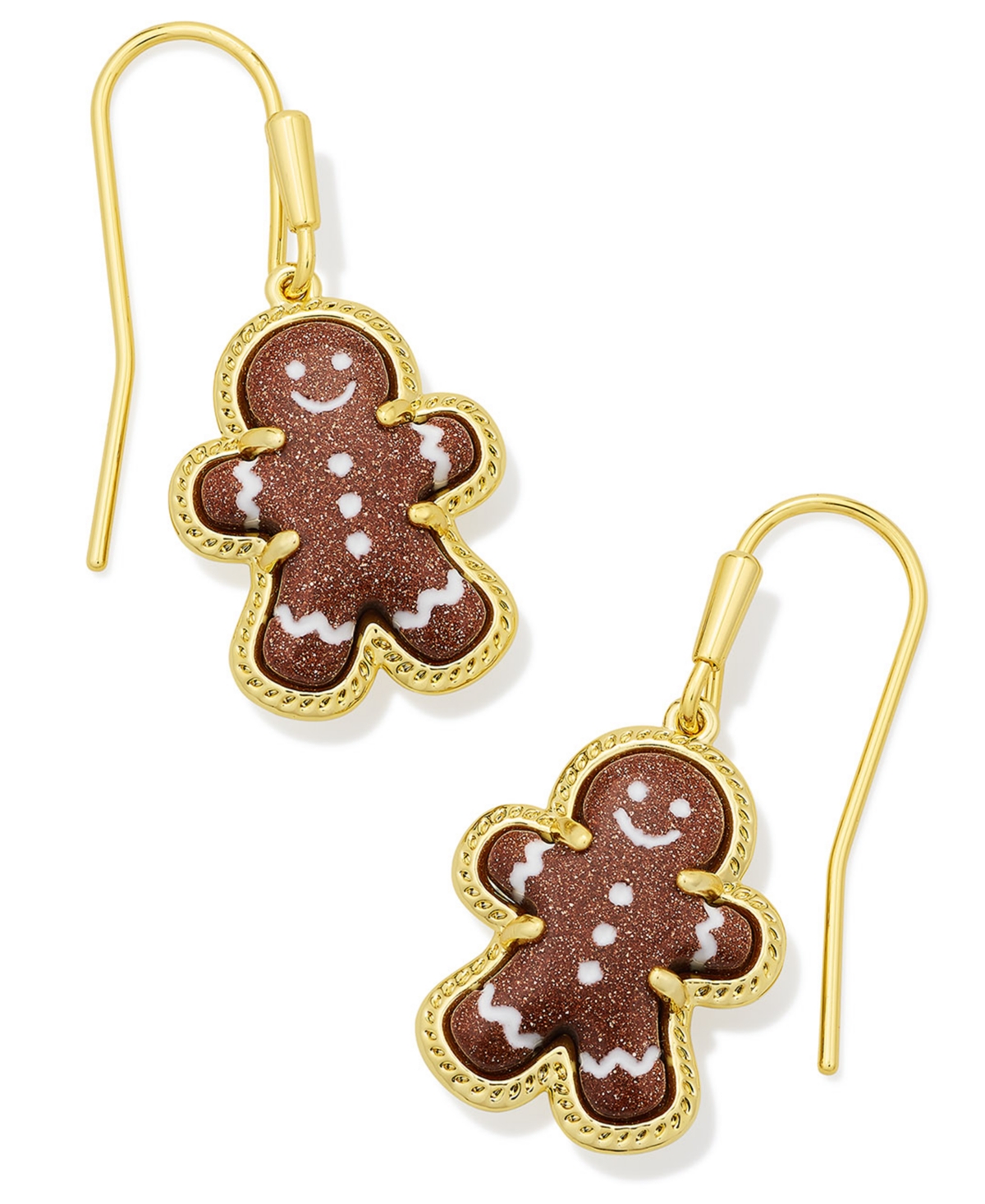 Click here for Kendra Scott 14K Gold-Tone Over Brass Drop Earring... prices