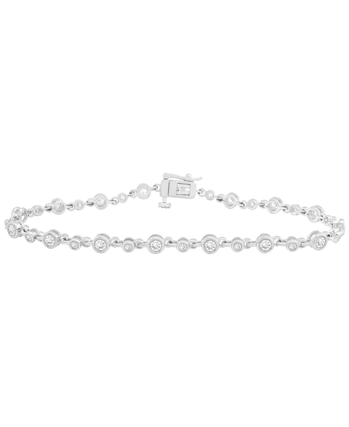 Click here for Wrapped in Love Diamond Bezel Tennis Bracelet (1 c... prices