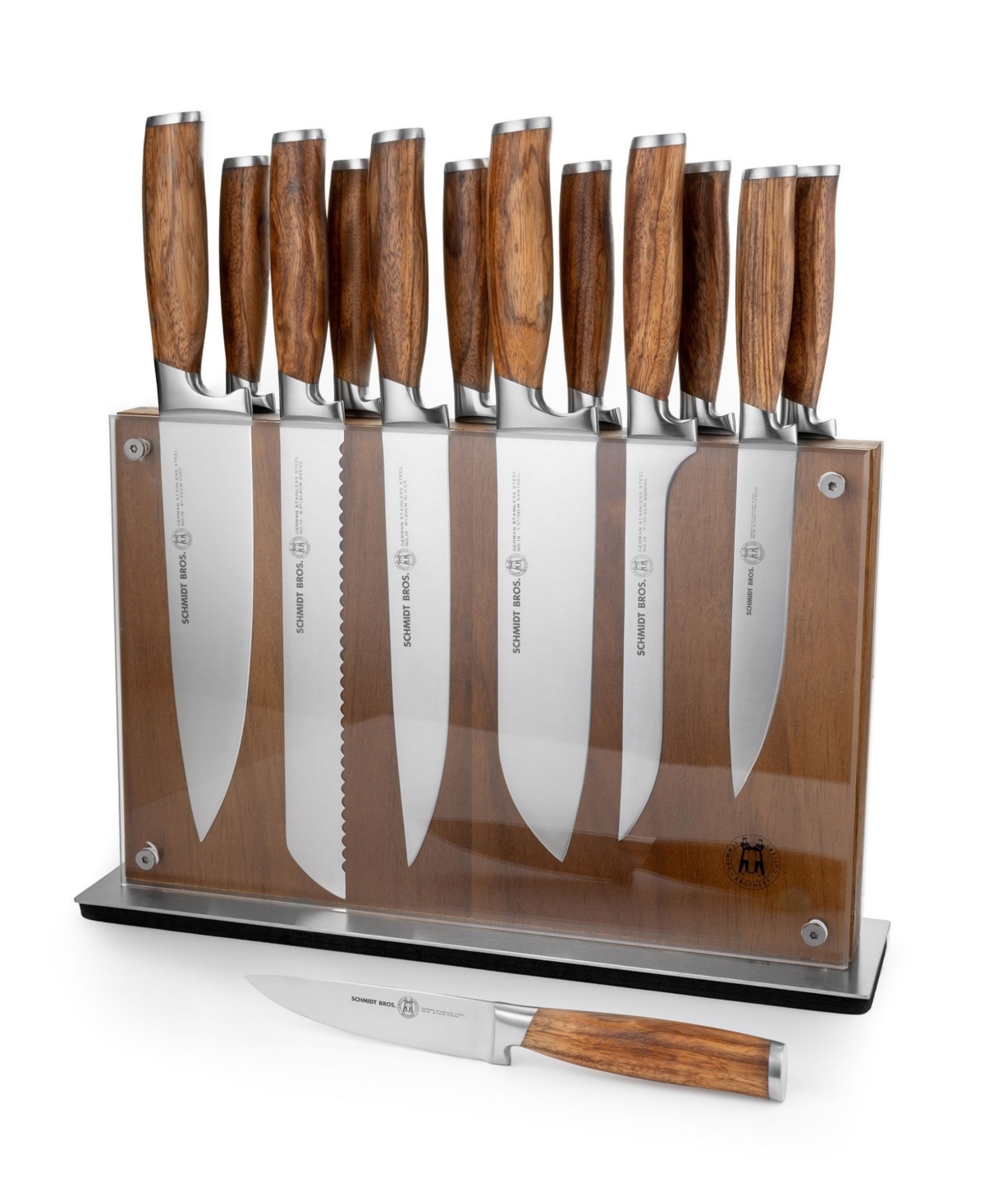 Click here for Schmidt Brothers Cutlery Zebra Wood 15-Pc. Knife B... prices