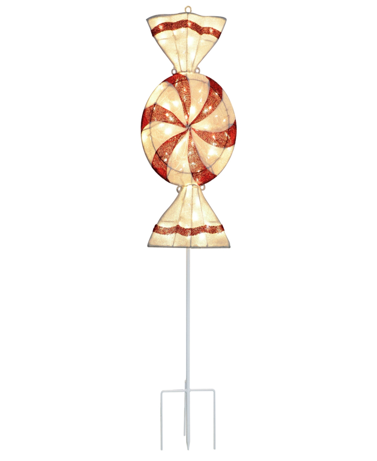 Click here for Puleo International 6 Pre-Lit Outdoor Peppermint C... prices