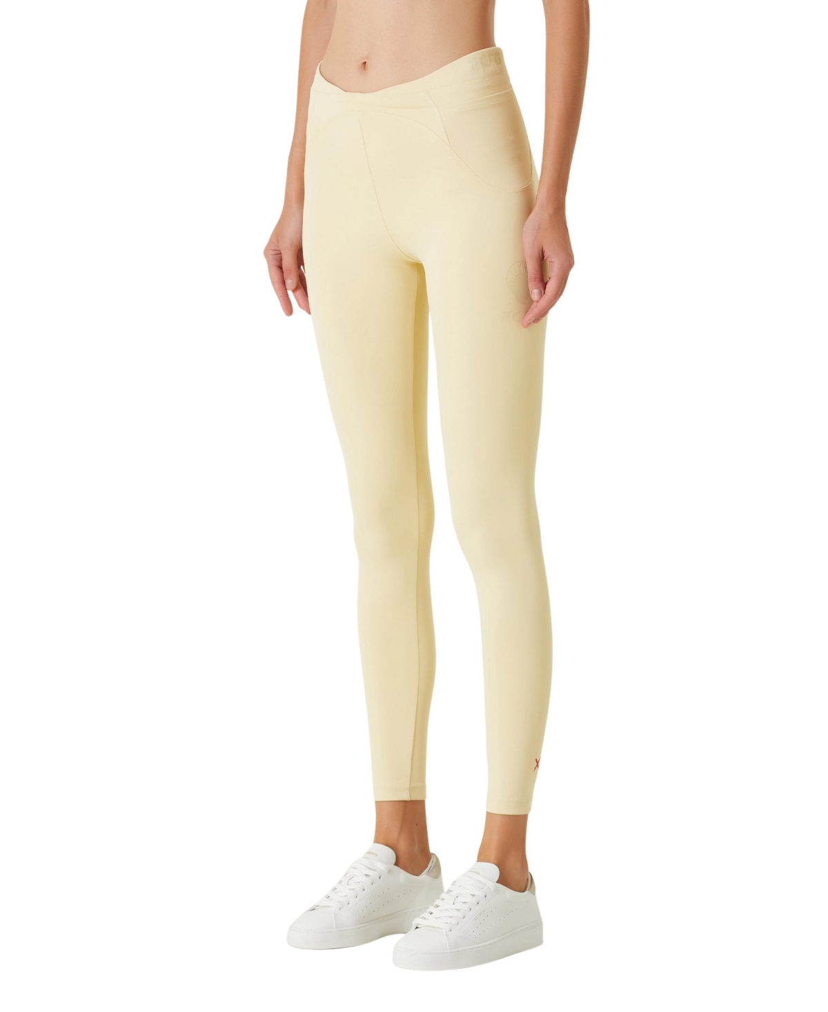 Click here for Pcfg Womens Stitch-Detail Leggings - Chino green prices