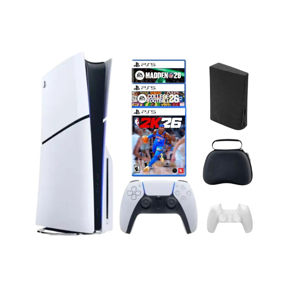 Click here for Sony - PlayStation 5 Slim Disc Bundle with College... prices