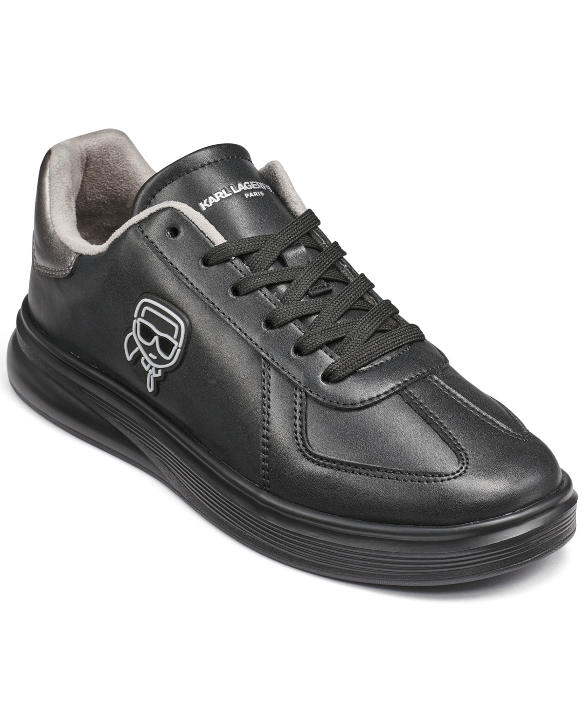 Click here for Karl Lagerfeld Paris Mens T-Toe Logo Patch Sneaker... prices
