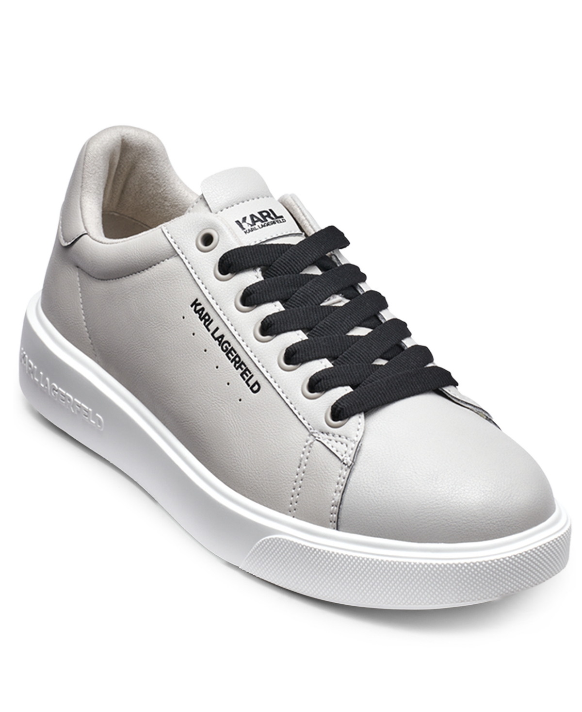 Click here for Karl Lagerfeld Paris Mens Logo Plain Toe Sneakers... prices