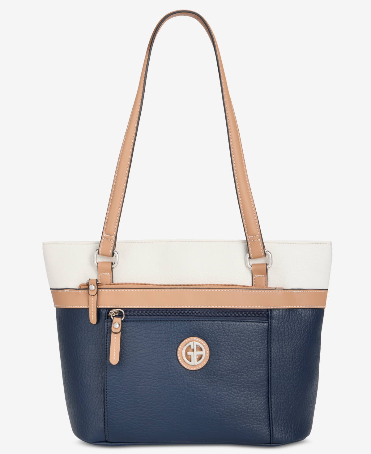 Click here for Giani Bernini Large Color Block Tote Bag  Macys Ex... prices