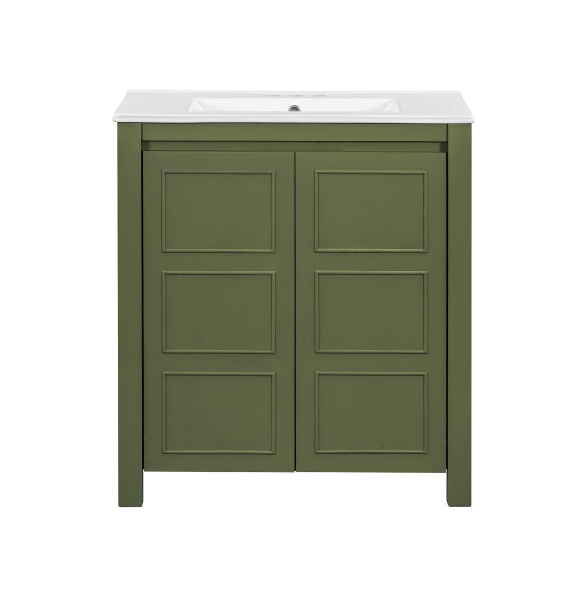 Click here for Luckbyte 30inch Rustic Bathroom Vanity with Cerami... prices