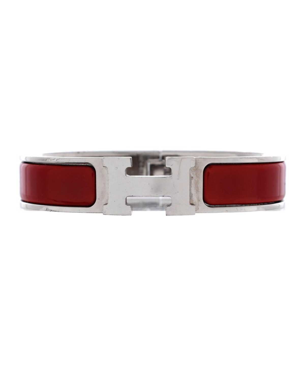 Click here for Pre-Owned Hermes Clic H Bracelet - Enamel prices