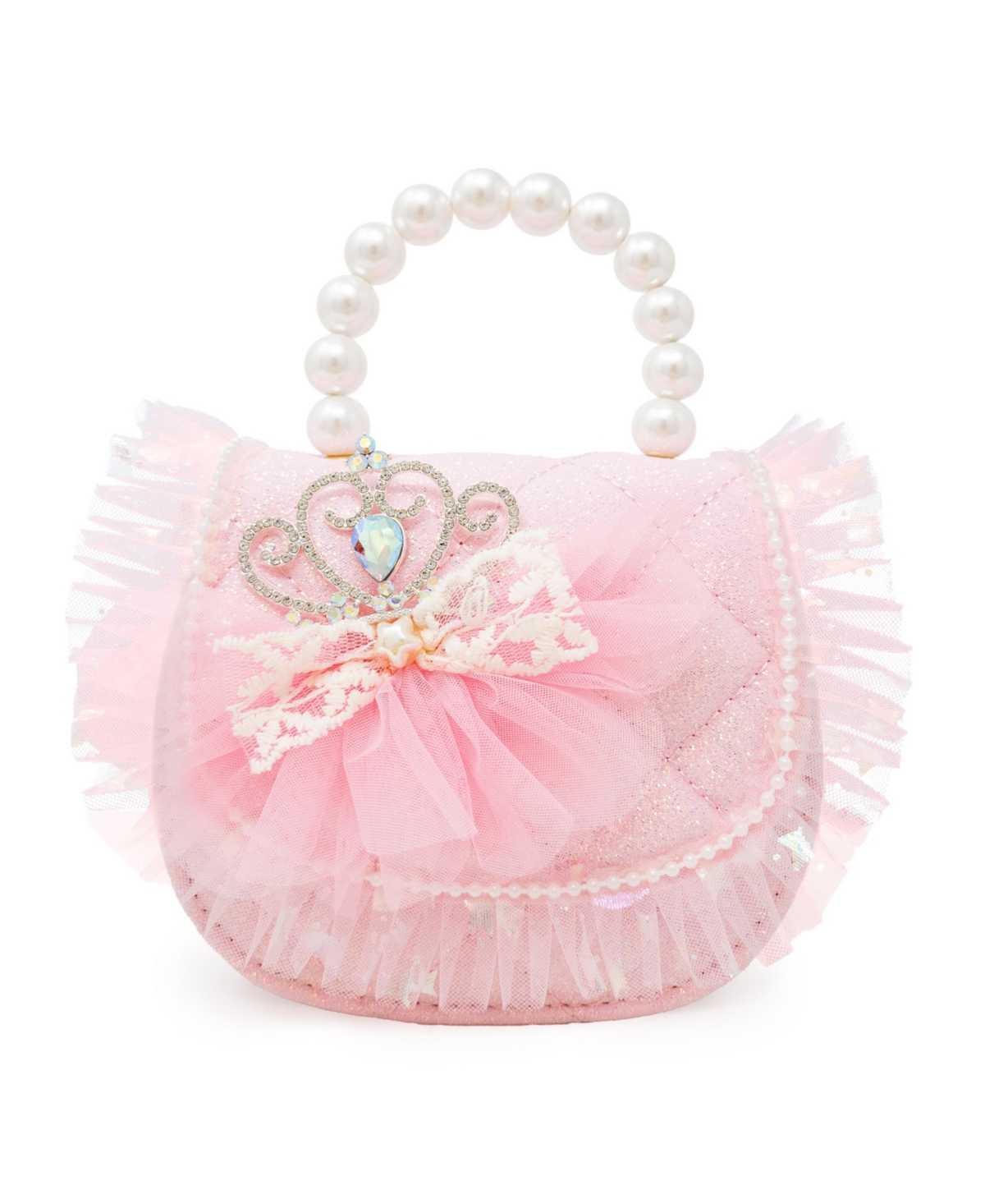 Click here for Puttisu Princess Tiara Girls Handbag - Fairy pink prices