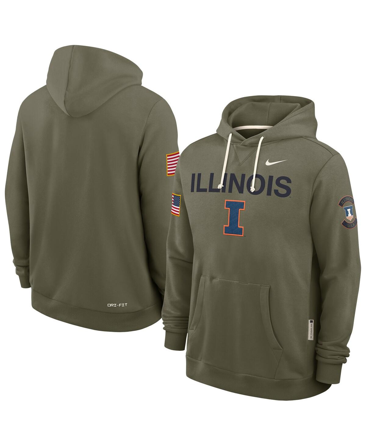 Click here for Nike Mens Olive Illinois Fighting Illini 2025 Mili... prices